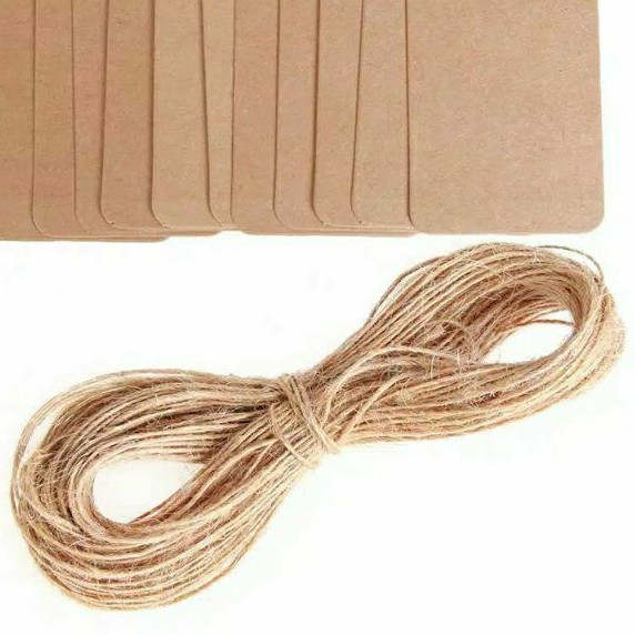 Jual TALI GONI / TALI RAMI / TALI JUTE 2 PLY PER METER | Shopee Indonesia