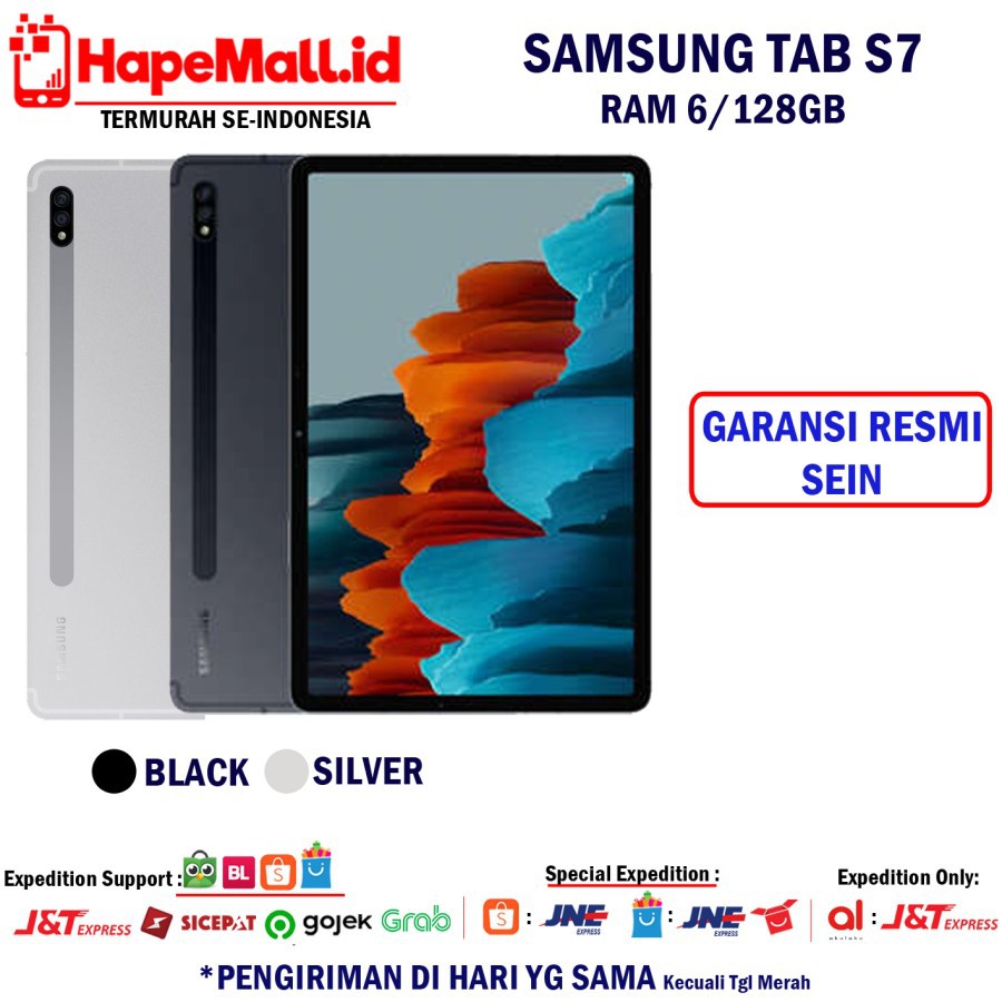 Jual SAMSUNG GALAXY TAB S7 T970 RAM 6/128GB GARANSI RESMI SEIN TERMURAH ...