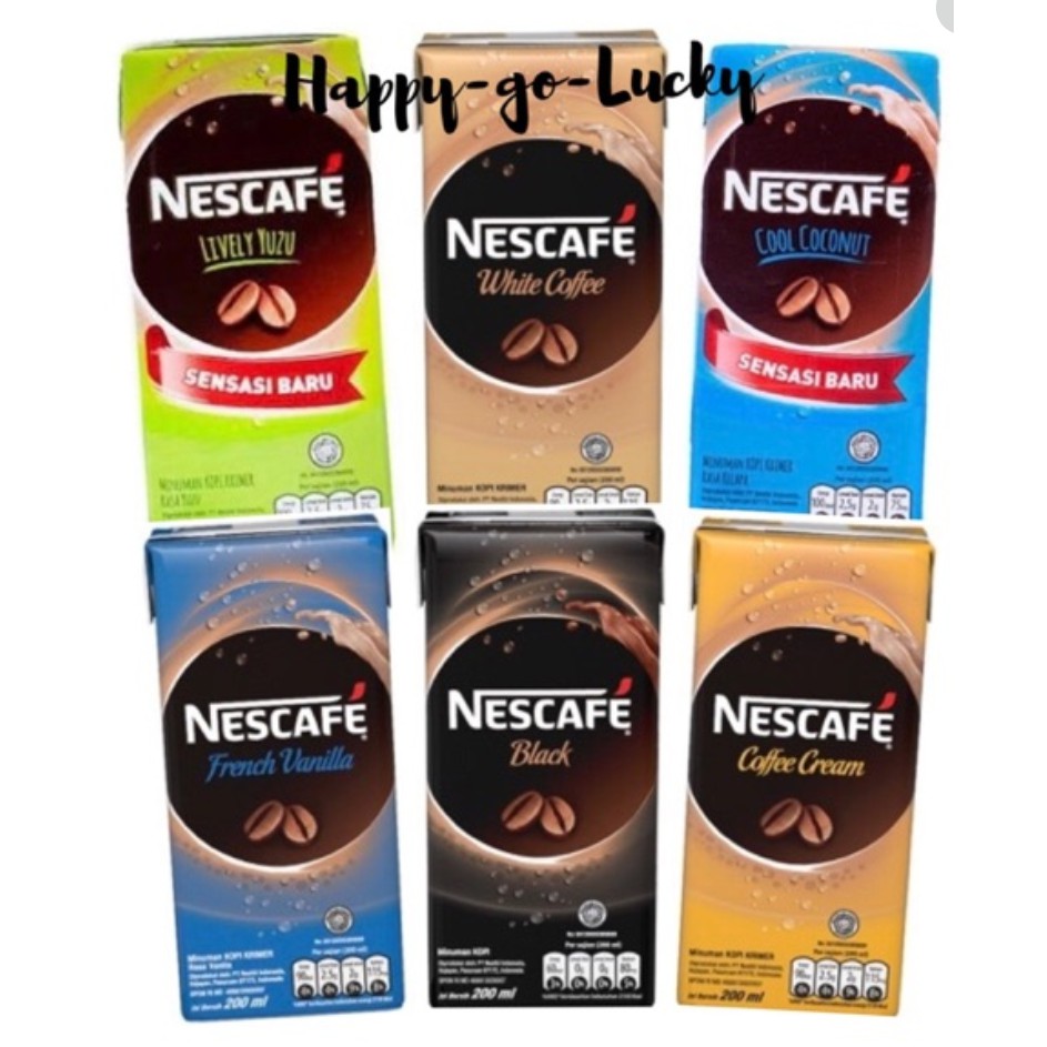 Jual Nescafe kopi Coffee Cream / French Vanilla / Black / White Coffee ...