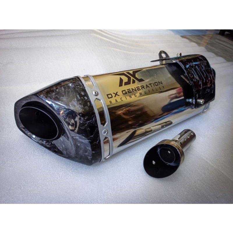 Jual Knalpot ORIGINAL DX RvR Long (FULL SYSTEM) NMax, XMax, Aerox, Lexi ...