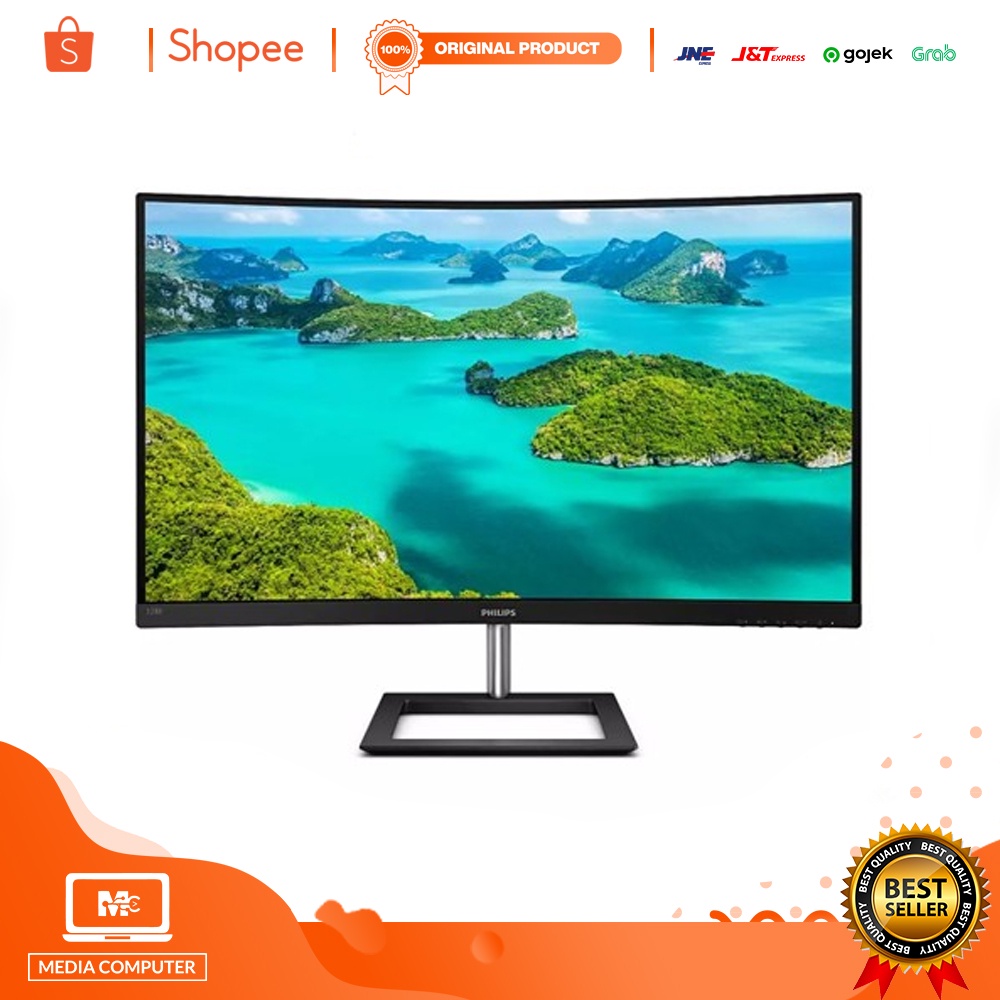Jual Monitor Curved 32 inchi Philips 328E1CA/70 4K 60Hz 4md | Shopee ...