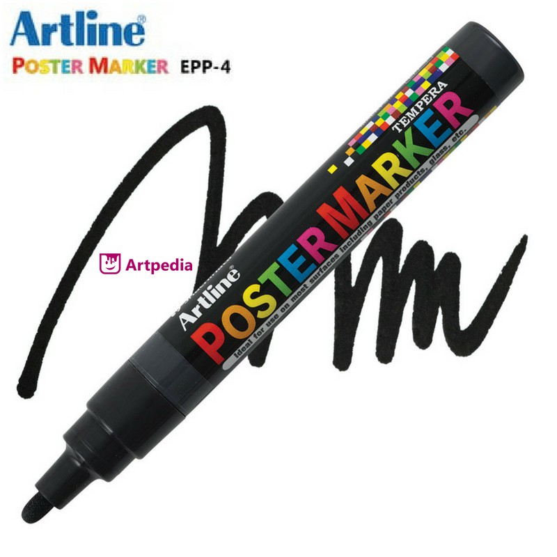 Jual Artline Poster Marker 4.0mm (EPP-4) - Satuan / Spidol Artline ...