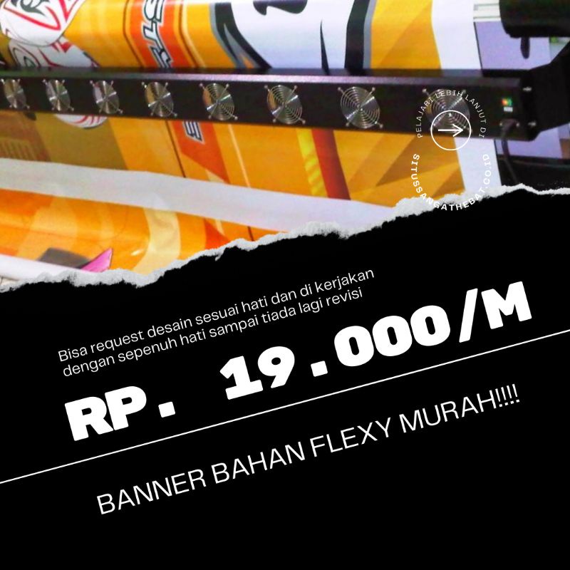 Jual Cetak Banner Spanduk Baliho Baligho Backdrop MMT Bahan Flexy Kualitas Super harga murah ...
