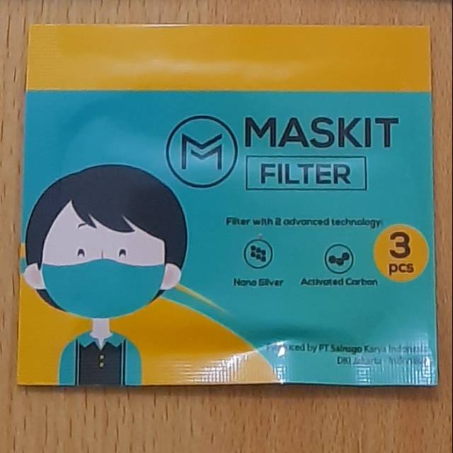 Jual MASKIT Filter isi 3 (Pre Order 7 Hari) | Shopee Indonesia
