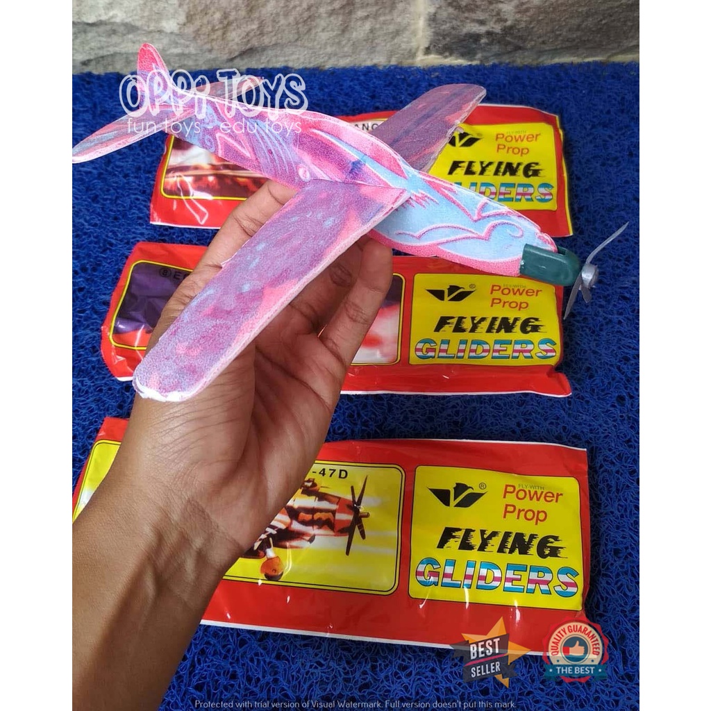 Jual [COD] Pesawat Terbang Rakit Plane Flying Gliders Bahan Gabus ...