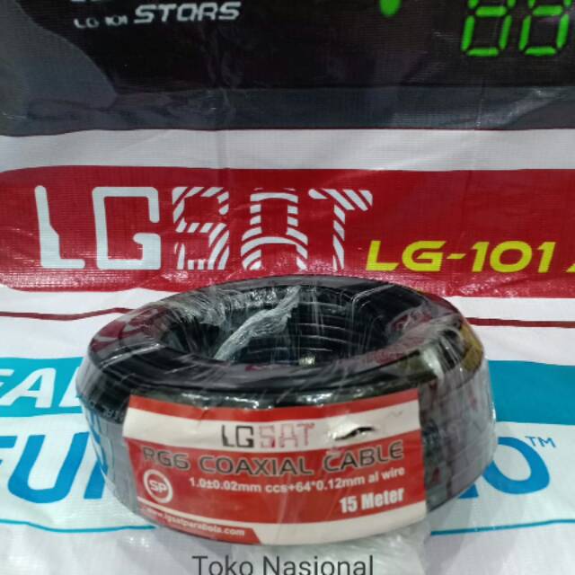 Jual Kabel parabola 15 meter LGSat original | Shopee Indonesia