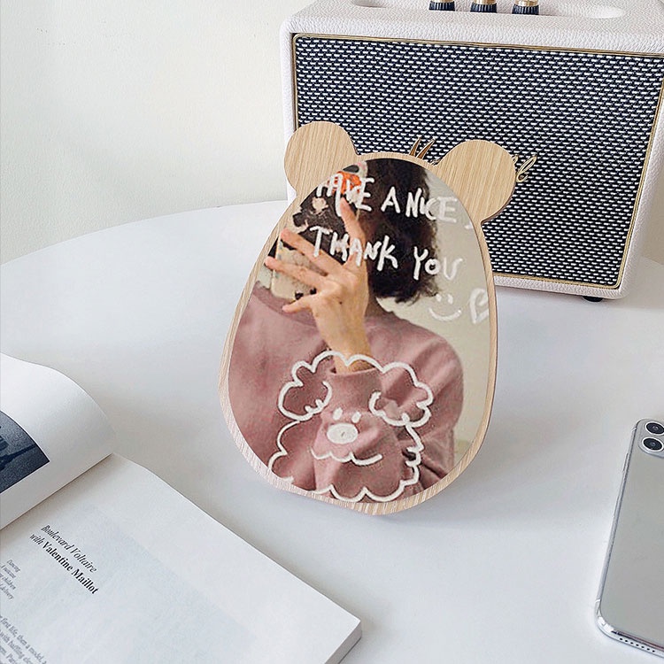 Jual Cermin Rias Cermin Kaca Make Up Cermin Duduk Vintage bentuk ...