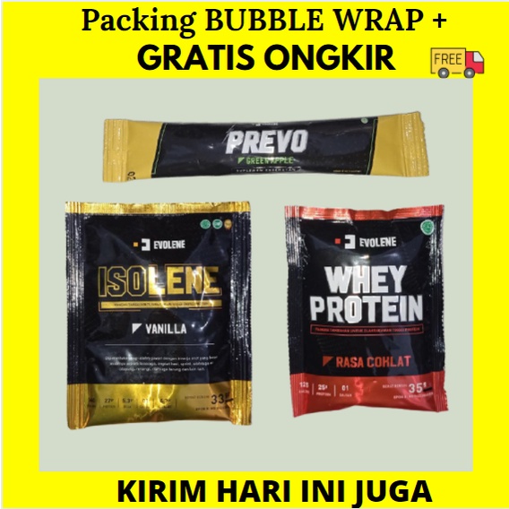 Jual PREVO / ISOLENE / WHEY PROTEIN / EVOBAR EVOLENE EVOWHEY EVOLEN ...