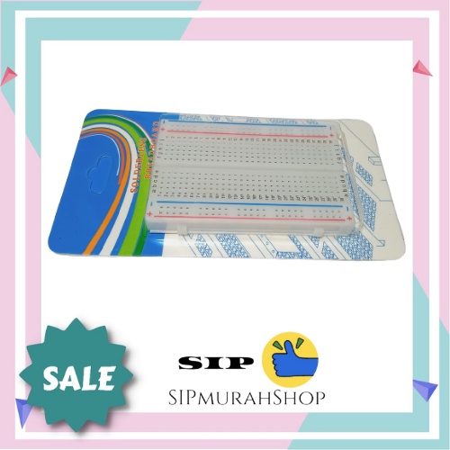Jual Breadboard - Protoboard - Project board 400 titik / point / holes | Shopee Indonesia