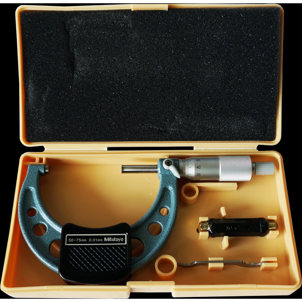 Jual Micrometer MITUTOYO JAPAN 50 - 75 0.01 mm (103-139-10) OD 50-75/0 ...