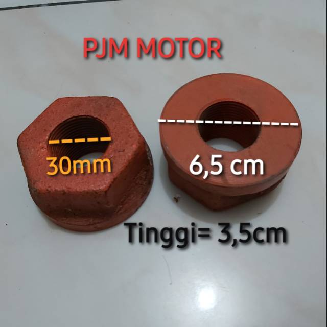 Jual Mur molen mur as molen pengaduk semen | Shopee Indonesia