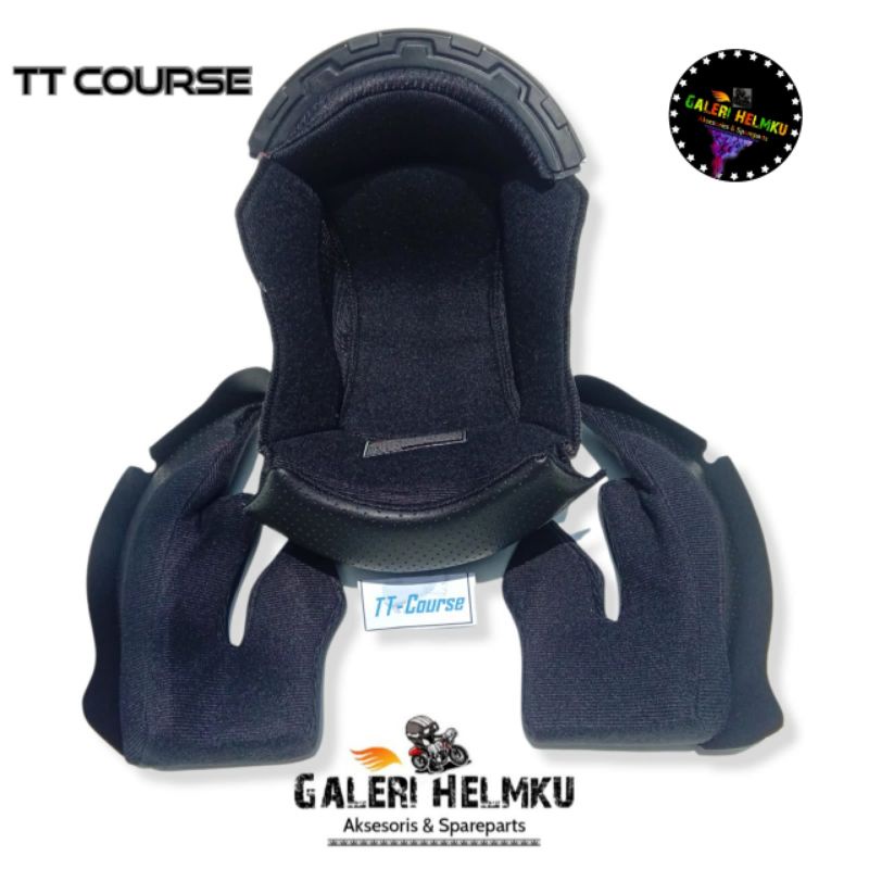 Jual Busa Helm KYT TT COURSE / TTC Full Face Fullset plus Chingguard / Busa Dagu / Cheekpad Busa ...