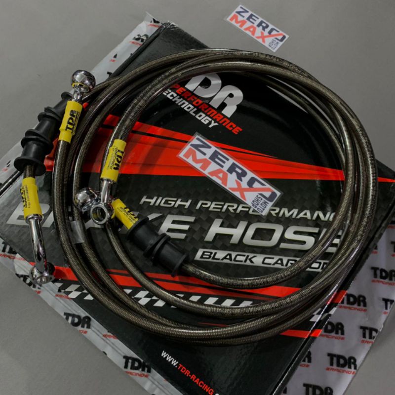 Jual Selang Rem TDR Racing Yamaha All New NMAX 2020 NON ABS Black Carbon | Shopee Indonesia
