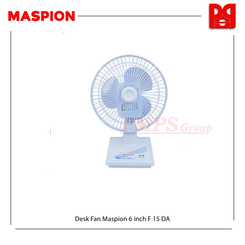 Jual Kipas Angin Meja / Desk Fan Maspion 6 inch F 15 DA | Shopee Indonesia