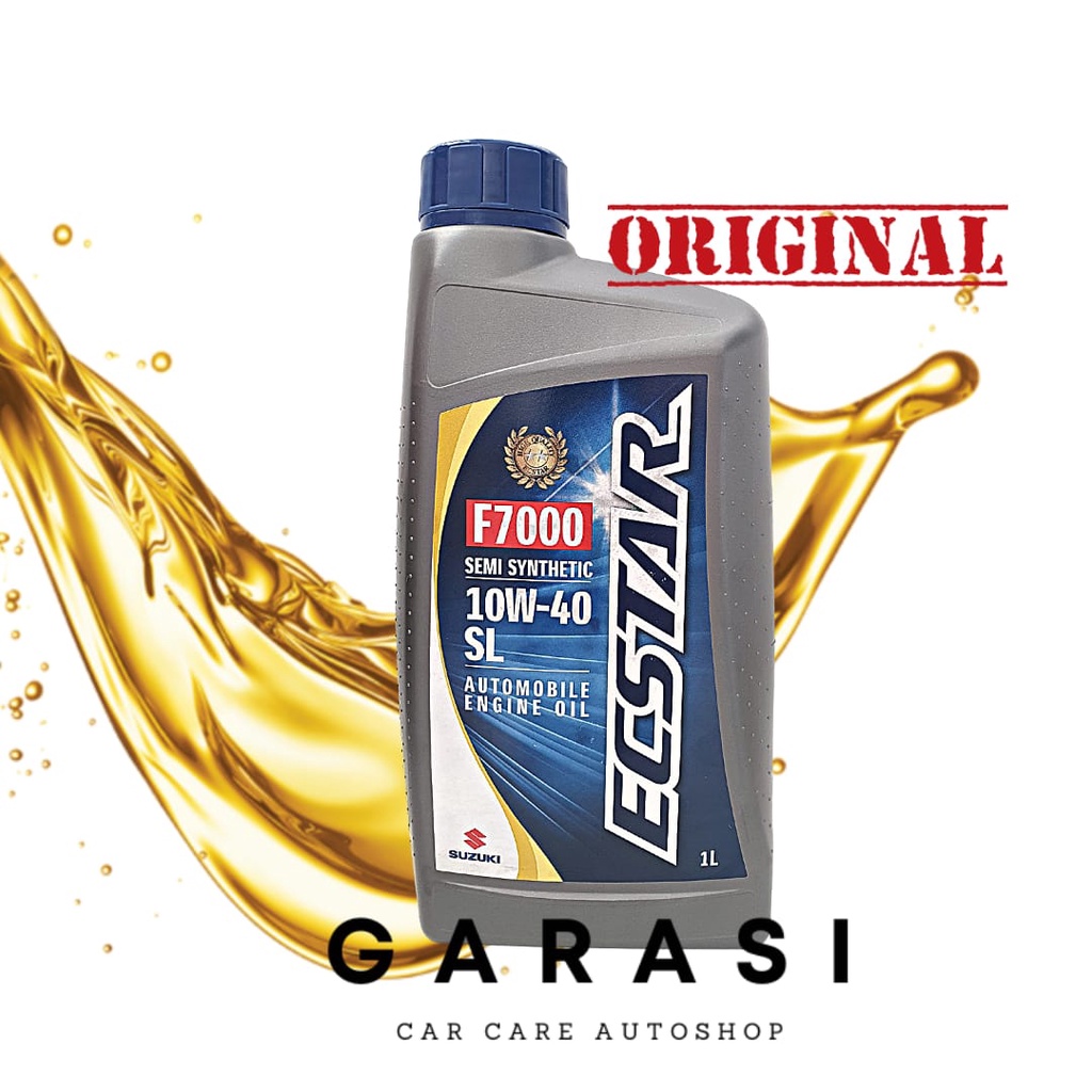 Jual Oli Suzuki 10W 40 ECSTAR F7000 Genuine Oil SGO 1L | Shopee Indonesia