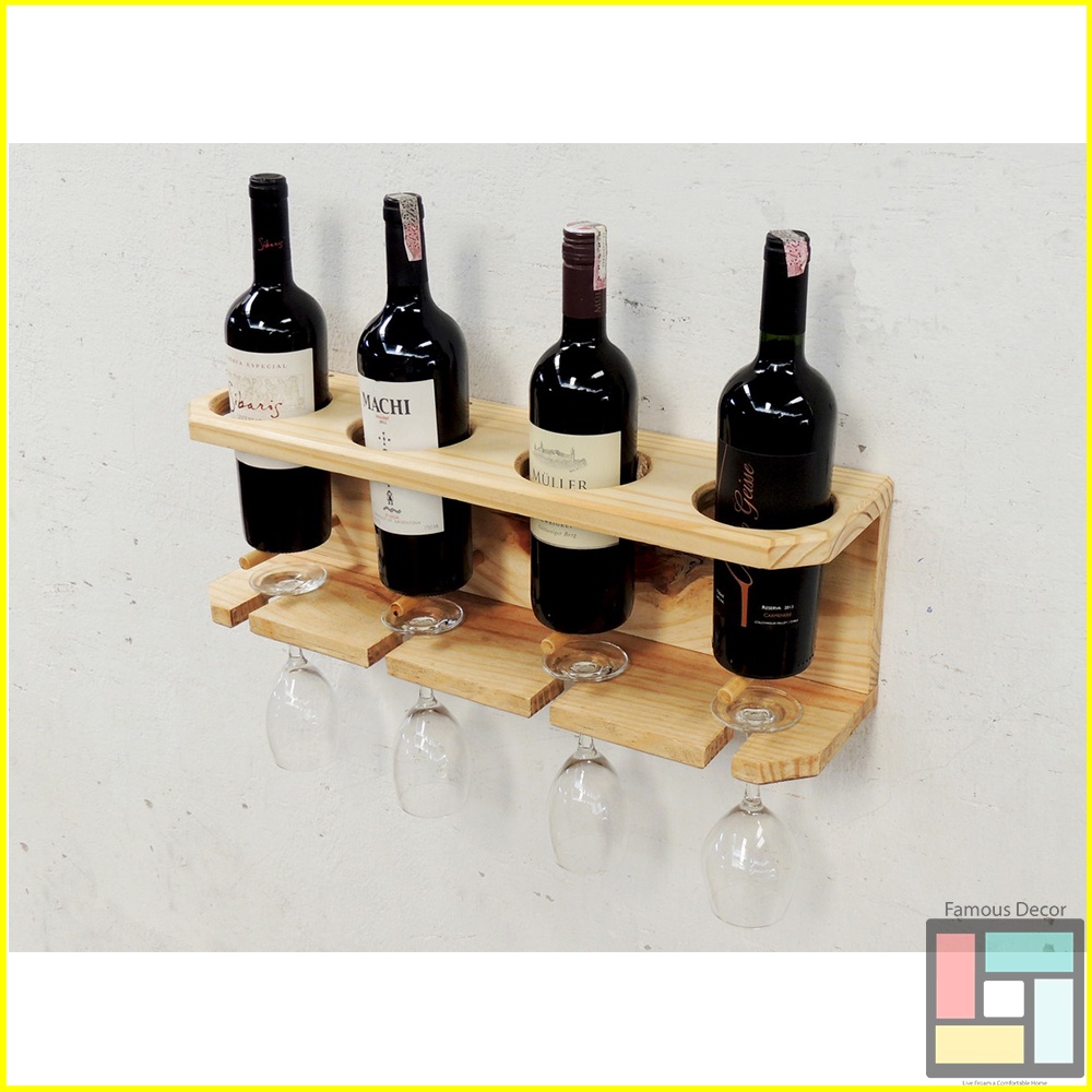 Jual Rak Dinding Rak Botol Rak Wine Tempel Dinding Rak Minuman Bar Rak ...
