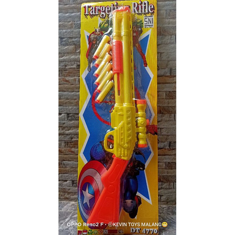Jual DT 4770 Mainan tembak laras panjang kokang peluru kaca / peluru ...