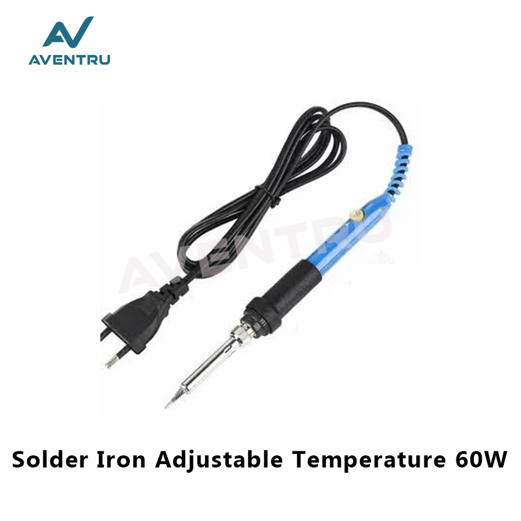 Jual Solder Listrik Iron Adjustable Temperature 60W 450C 220V EU Only Saja | Shopee Indonesia
