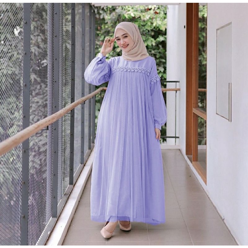 Jual Zoya Baju Gamis remaja Wanita Kondangan ukuran M L XL LD 100 105 ...