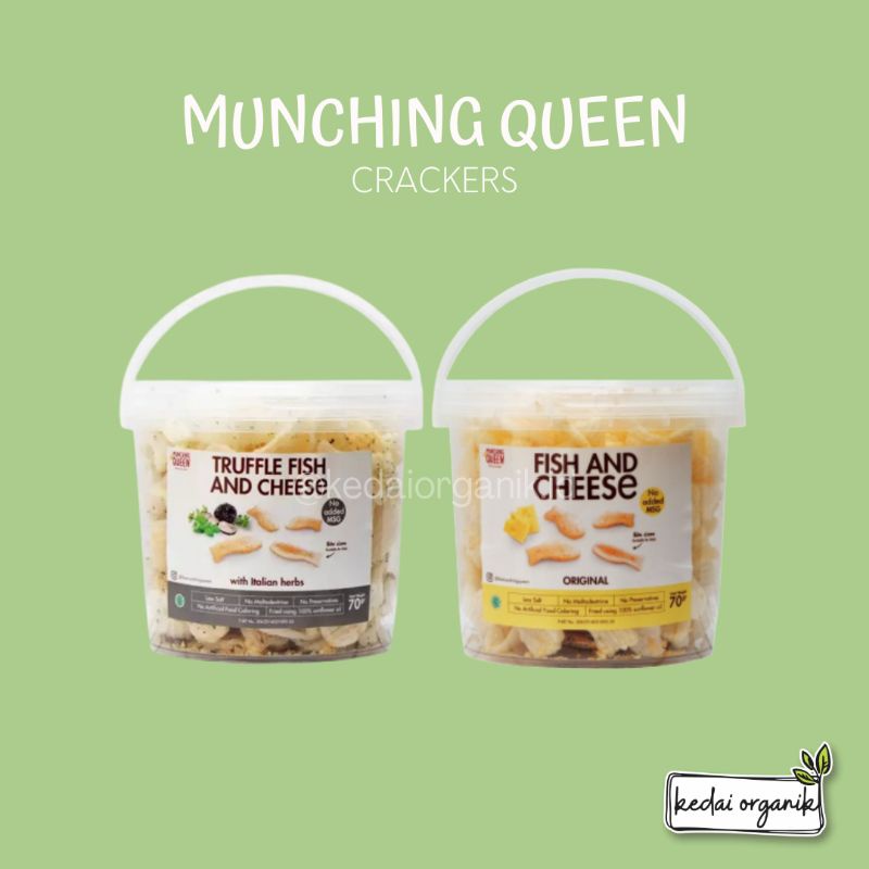 Jual Munching Queen Crackers / Munching Queen Fish Crackers 70 gr ...
