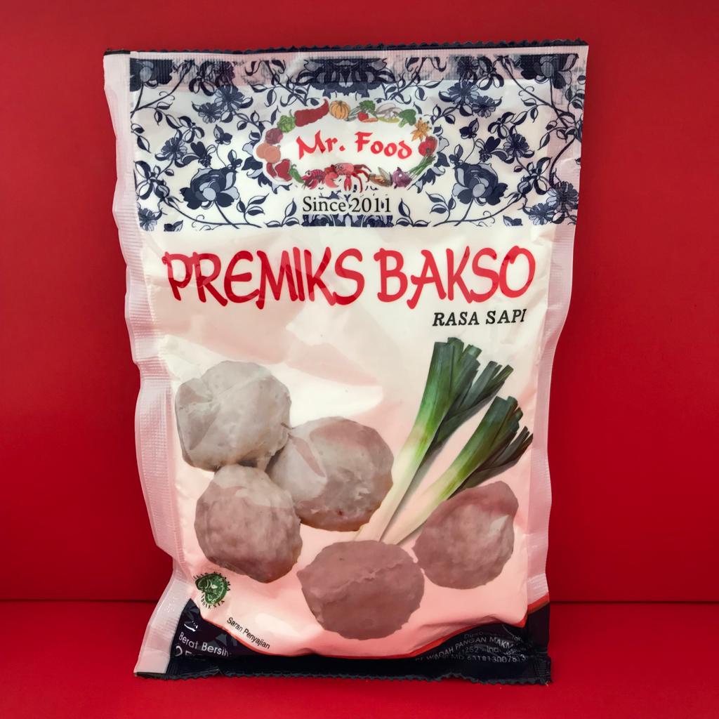 Jual Tepung Premiks Bakso Sapi Mr. Food/ Tepung Bakso 250gr | Shopee ...
