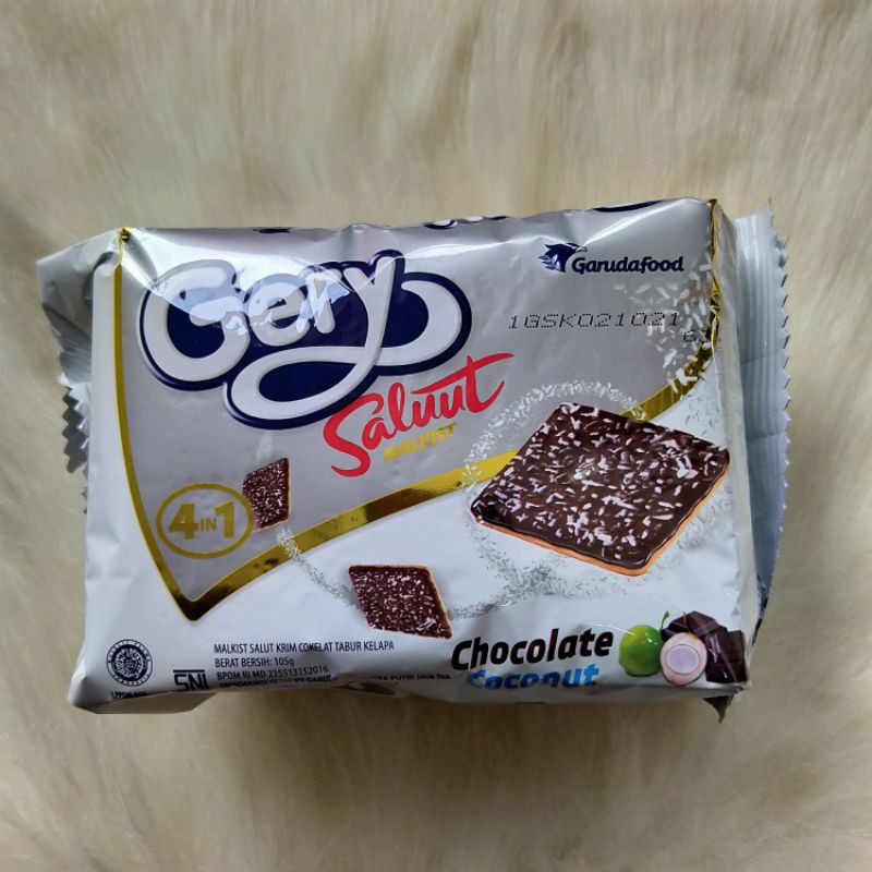 Jual Gery saluut malkist coklat kelapa 110 gram - 5 varian | Shopee ...
