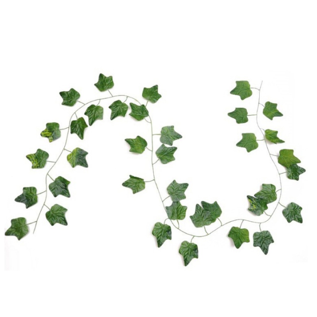 Jual MKL - Daun Rambat Besar Anggur Sulur 2m Warna Hijau Muda Plastik ...