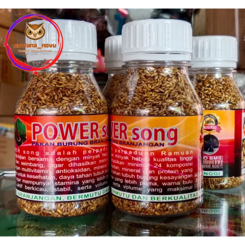 Jual POWER SONG DAN SUPER POWER SONG PAKAN BURUNG BRANJANGAN LARK FINCH ...