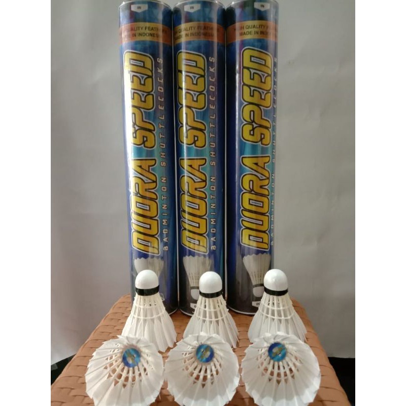 Jual Shuttlecock Duora Speed cock isi 12 Pcs | Shopee Indonesia
