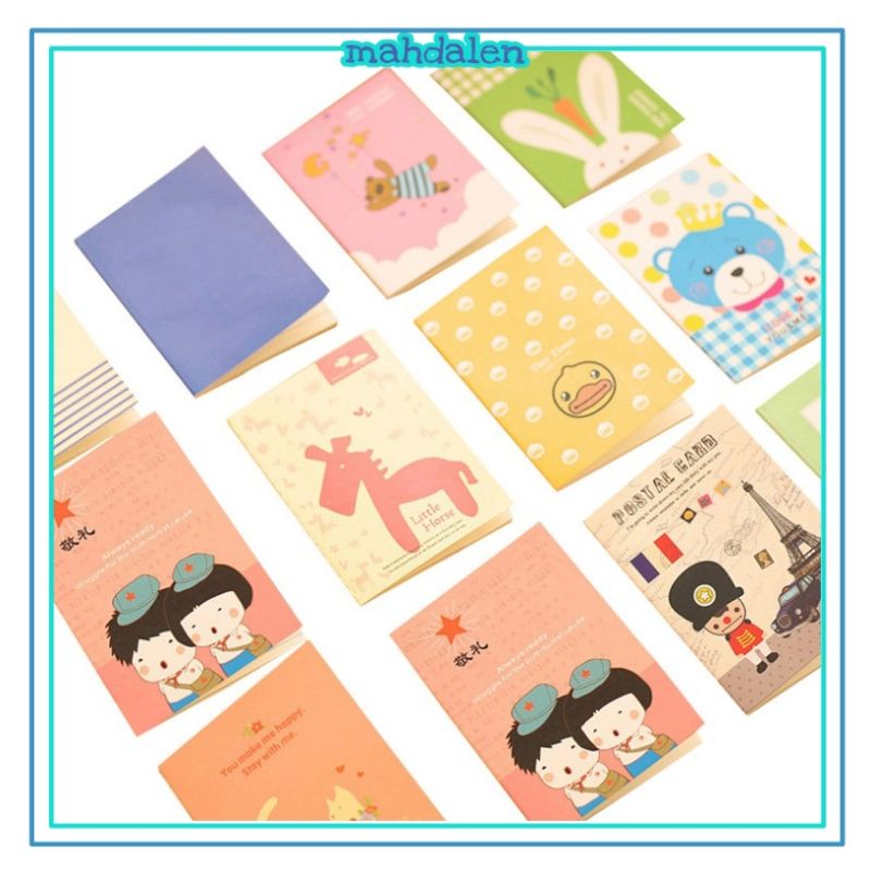 Jual {GKB2} BUKU TULIS MINI KARTUN NOTE BOOK MINI CARTOON LUCU BOOK ...