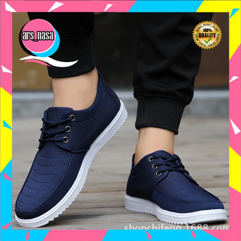 Jual Sepatu Kanvas Import Salah Satu Bagian 2021 Korea Pria Sepatu ...