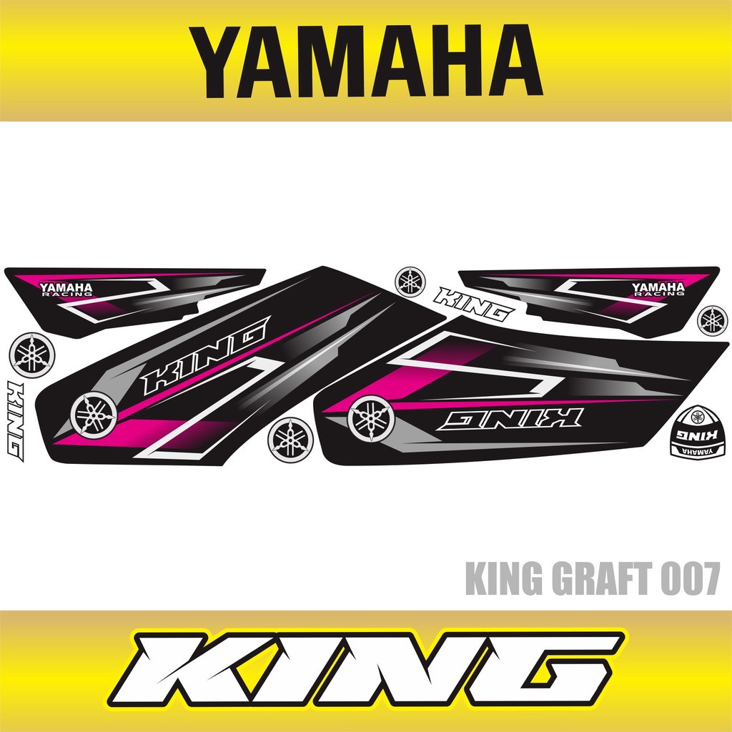 Jual VARIASI YAMAHA MOTOR RX KING VARIASI STRIPING LIS SIMPLE KING ...