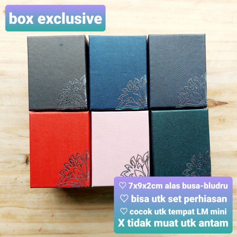 Jual box/kotak kado logam mulia mini dan perhiasan | Shopee Indonesia
