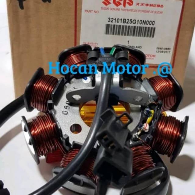 Jual SPOOL ASSY SPULL ASSY ATAU STATOR ASSY 32101B25G10N000 SATRIA FU 150 KARBU ORI SGP SPUL ...