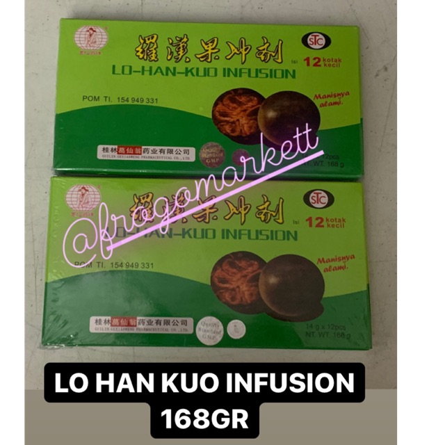 Jual Lo Han Kuo Infusion Kotak Instant 168gr | Shopee Indonesia