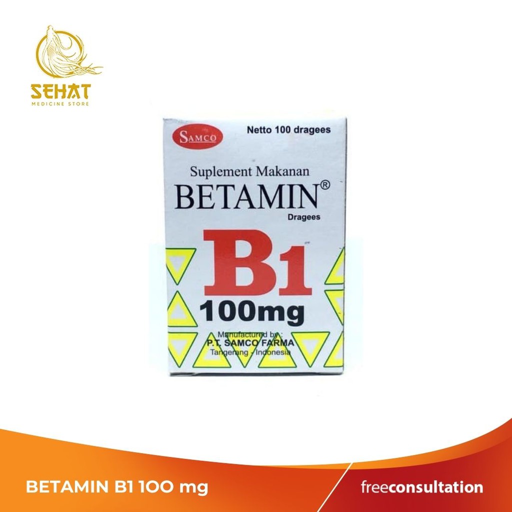Jual BETAMIN - vitamin B1 | Shopee Indonesia