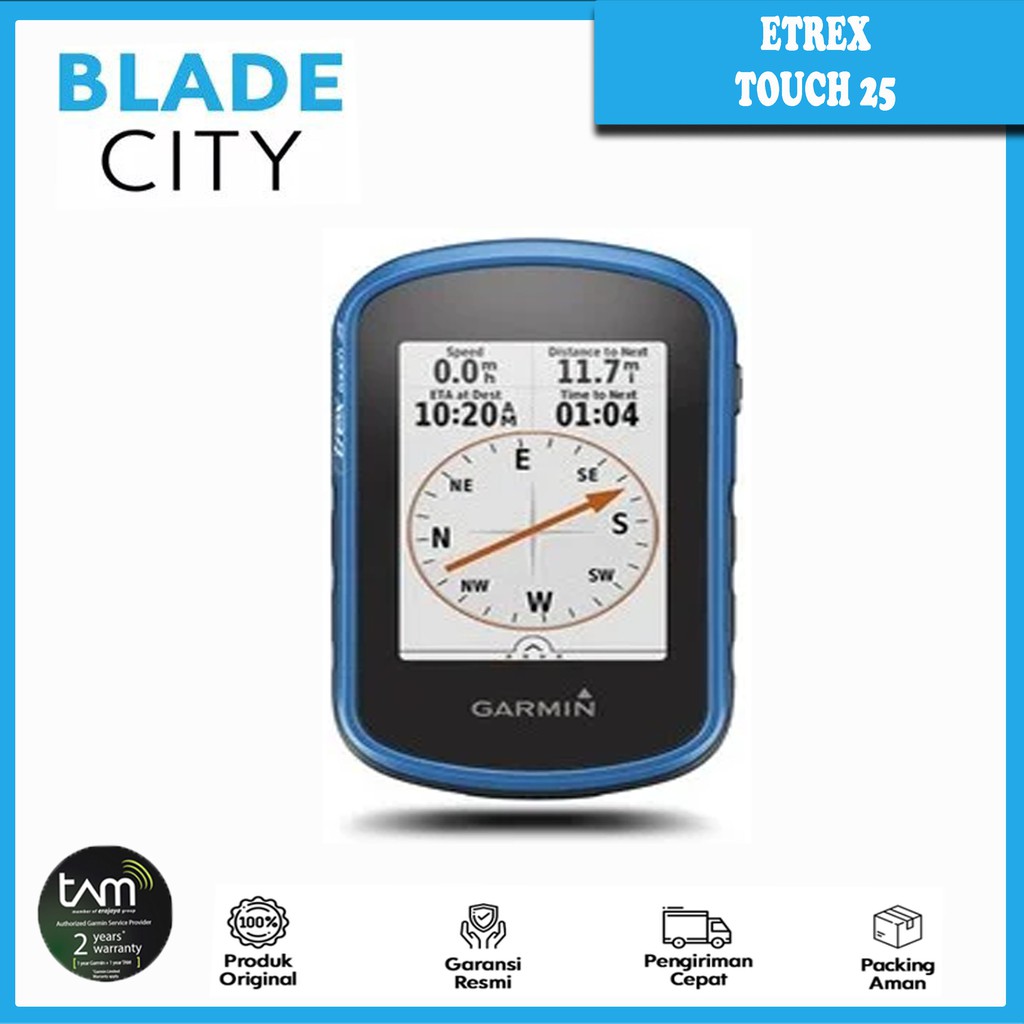 Jual Garmin GPS Etrex 25 Touch Original - Garansi Resmi TAM | Shopee ...