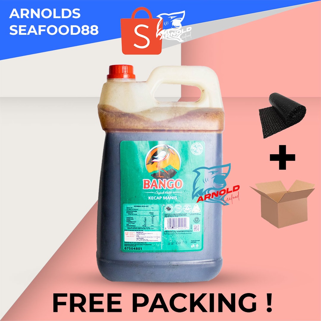 Jual Kecap Manis Bango Jerigen 6,5kg (free packing) | Shopee Indonesia