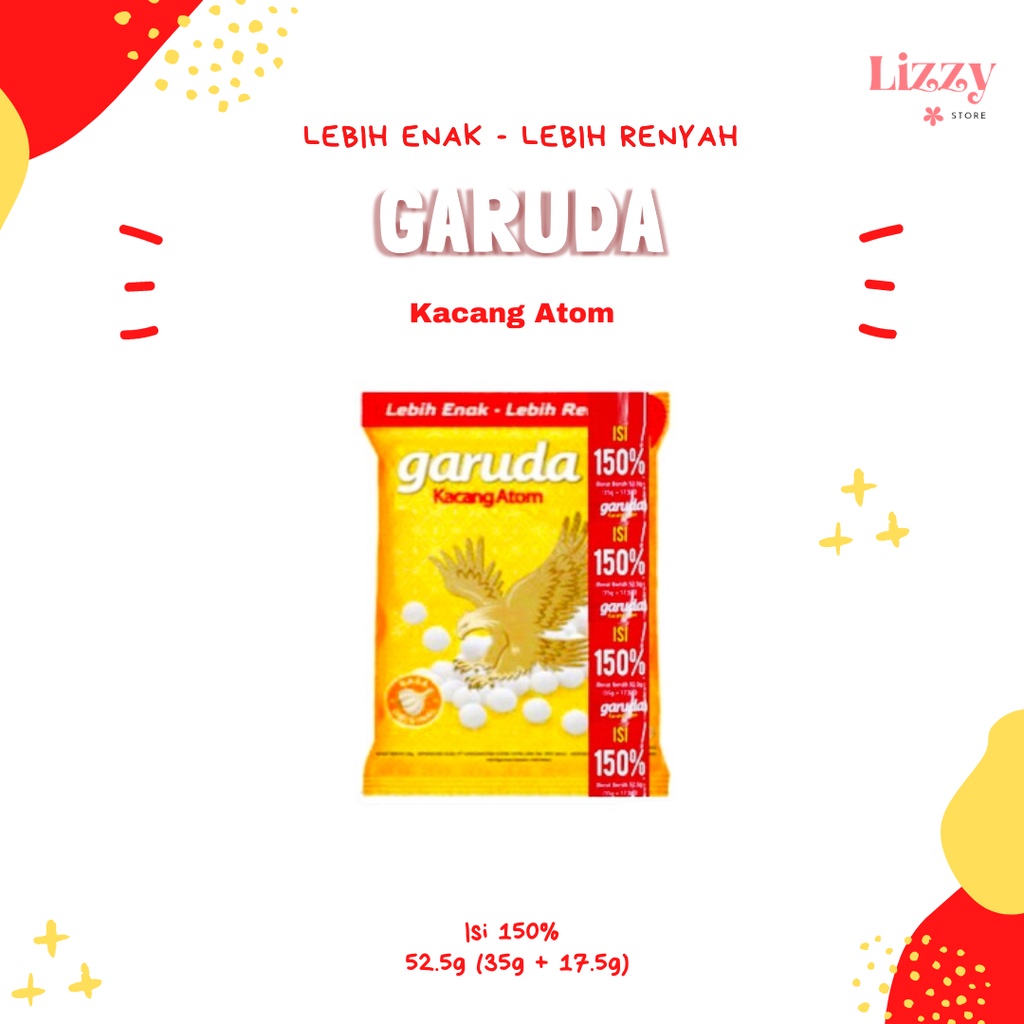 Jual Garuda Kacang Atom Original isi 150% 52.5g | Shopee Indonesia