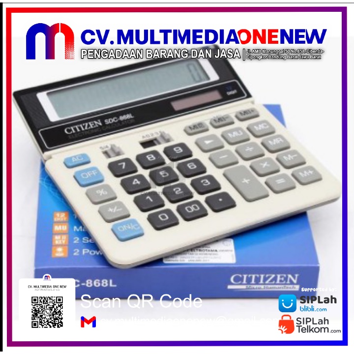 Jual kalkulator citizen SDC-868L | Shopee Indonesia