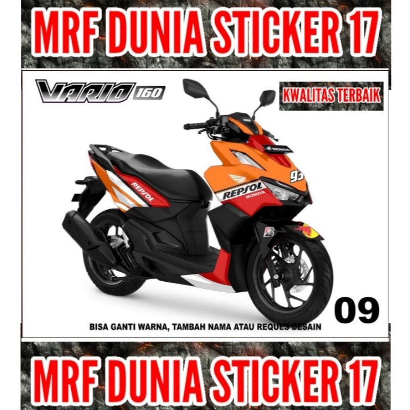 Jual Sticker decal Vario 160 Full Body Decal Motor Vario 160 Sticker ...