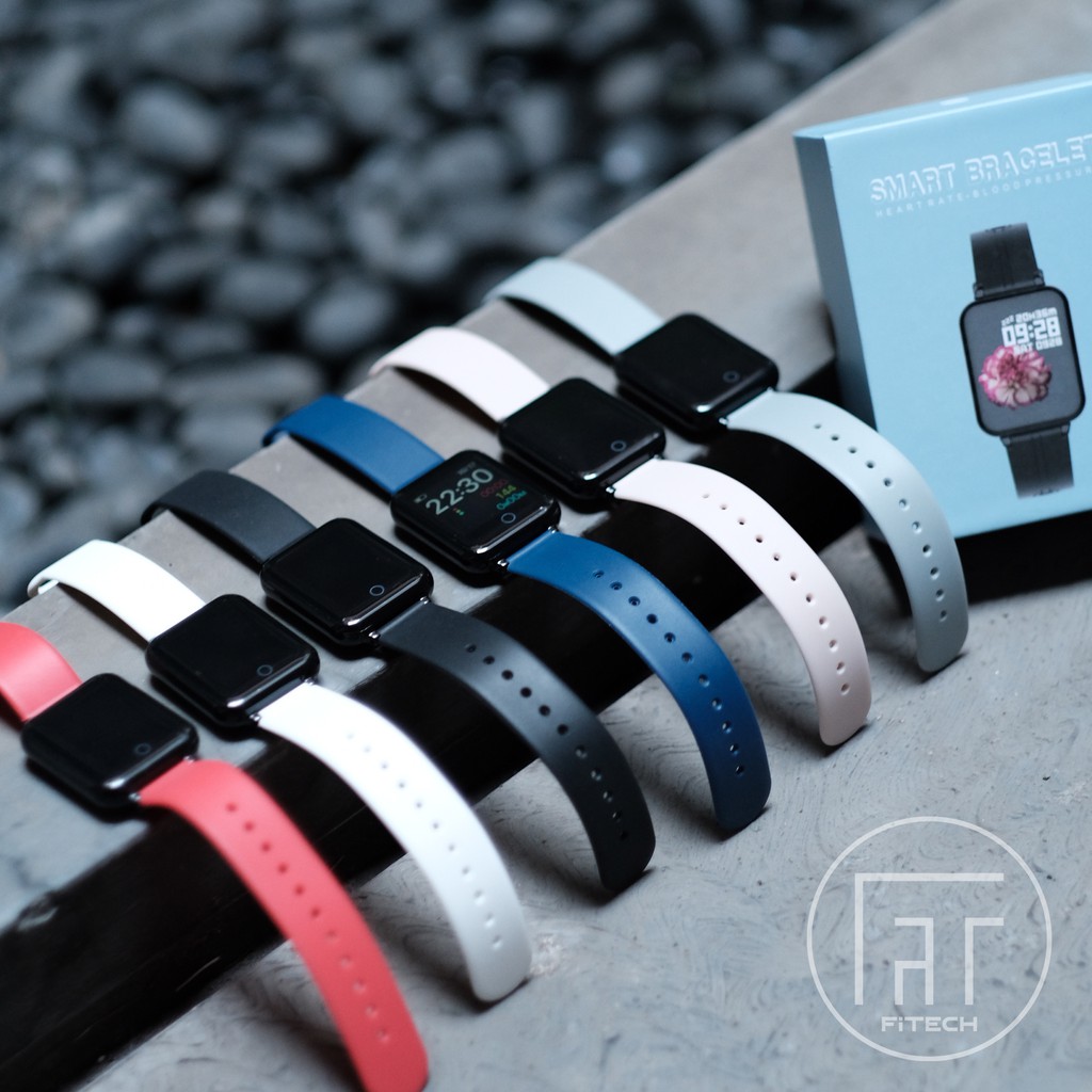 Jual FiTech B57 Smart Watch Fitness Tracker Monitor Denyut Jantung ...