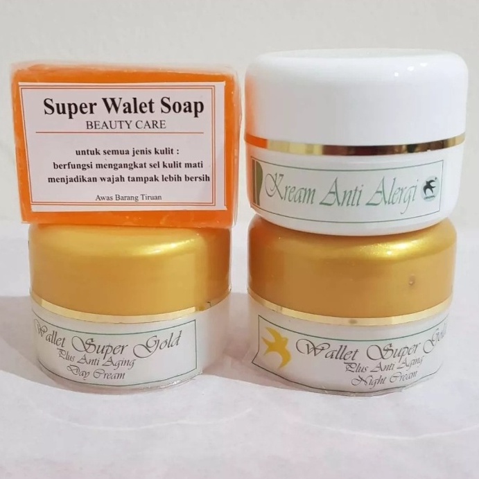 Jual CREAM WALET SUPER GOLD 4IN1 / Krim walet super gold / Cream Walet ...