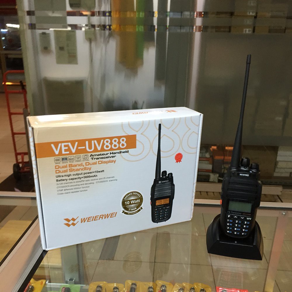 Jual HT RIG WEIERWEI VEV UV888 | Shopee Indonesia