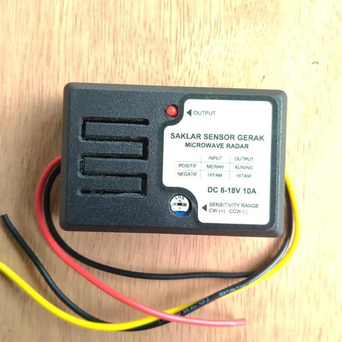 Jual SAKLAR SENSOR GERAK BENDA DAN MANUSIA DC 12V (8-18V) RADAR ...