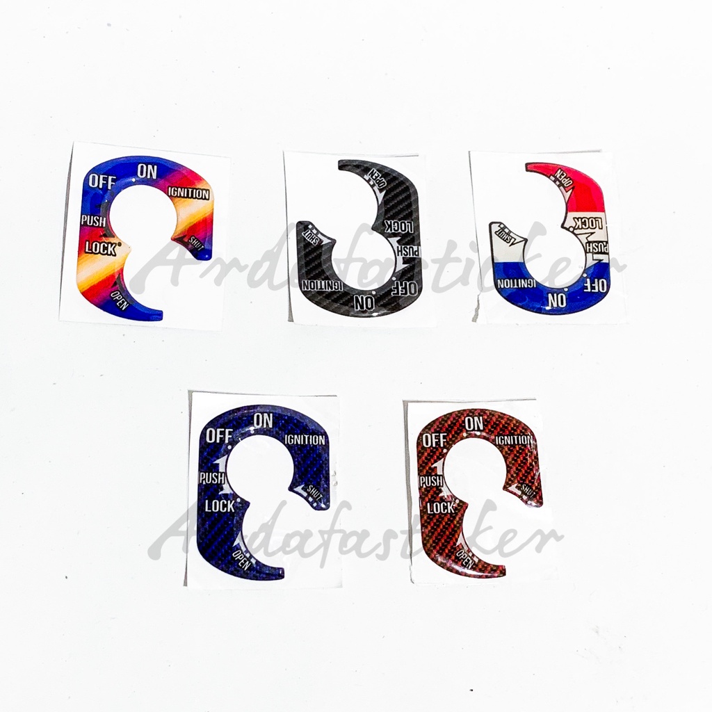 Jual EMBLEM KUNCI STICKER TIMBUL 3D BEAT VARIO SUPRA X DAN REVO ...