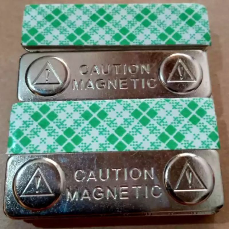 Jual Magnet Name Tag Magnet Papan Nama Dada 13 mm x 45 mm | Shopee ...