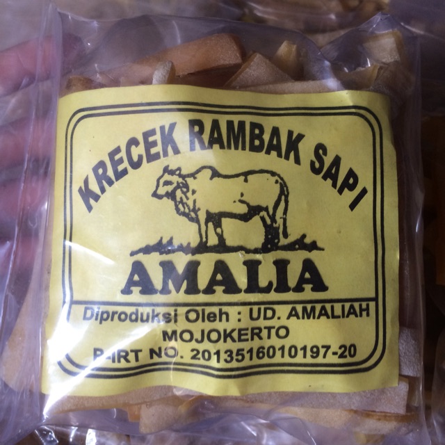 Jual Kerupuk rambak sapi SUPER bentuk stik/ kulit sapi SUPER / krecek ...