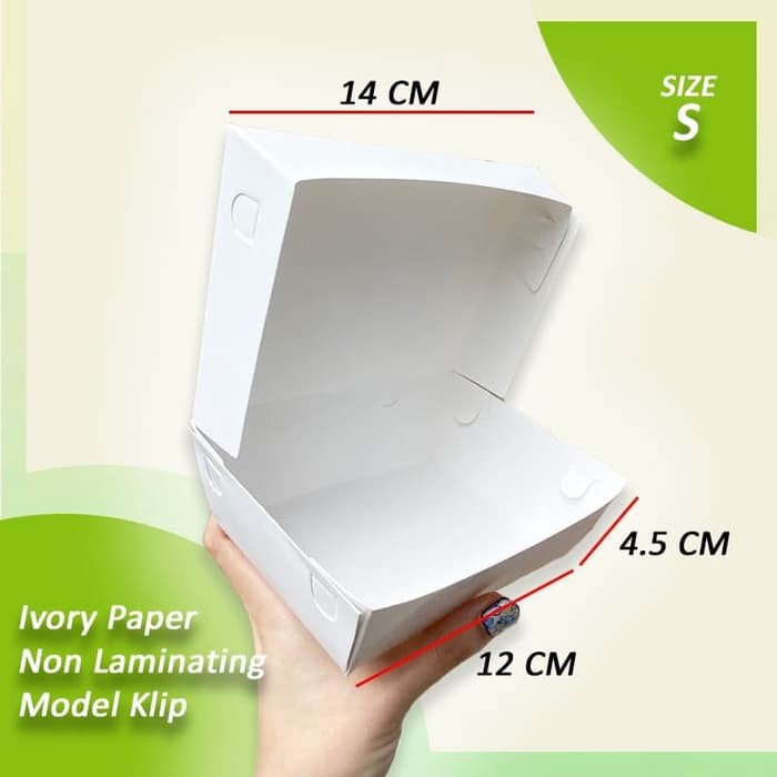 Jual BOX MAKAN / KOTAK MAKAN KERTAS PAPER LUNCH BOX UKURAN KECIL - TAKE ...