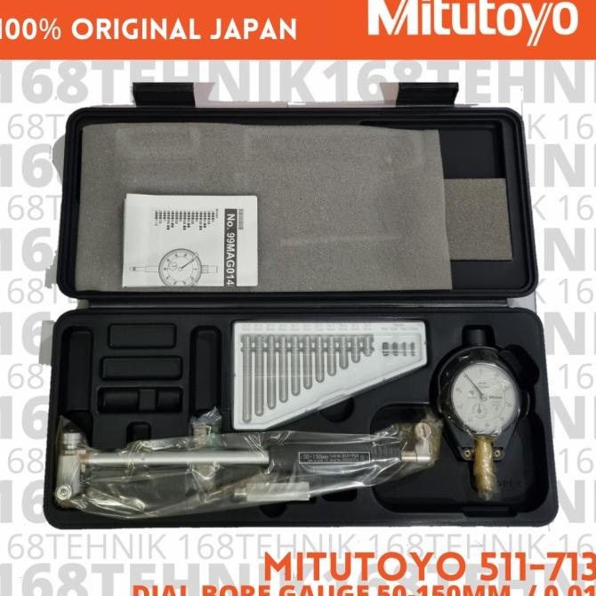 Jual Mitutoyo 511-713 Dial Bore Gauge 50-150/0.01Mm / Cylinder Bore Gage | Shopee Indonesia